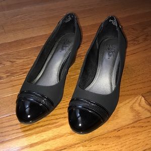 Life Stride | Shoes | Life Stride Soft System Black Wedges 95w | Poshmark